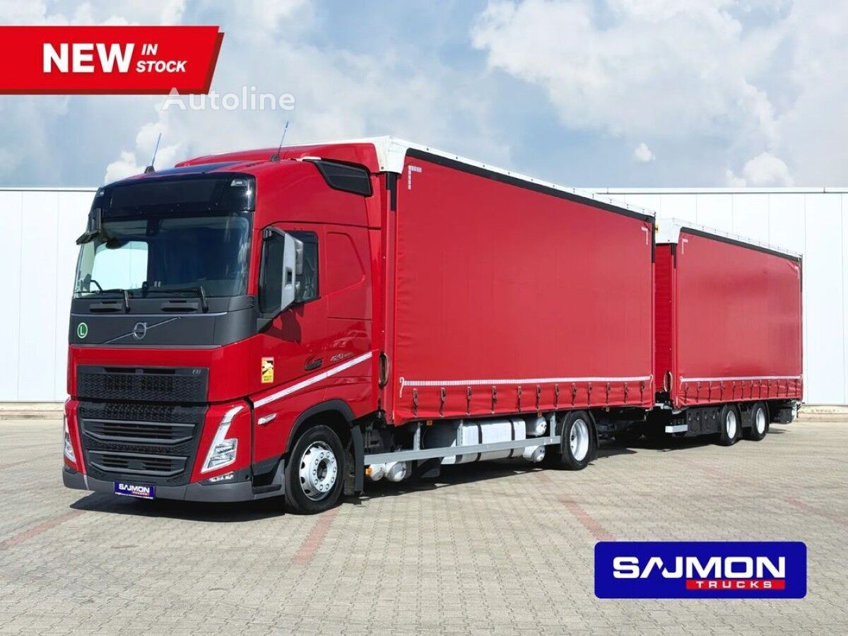 Volvo FH 420 kamion s ceradom + prikolica sa ceradom