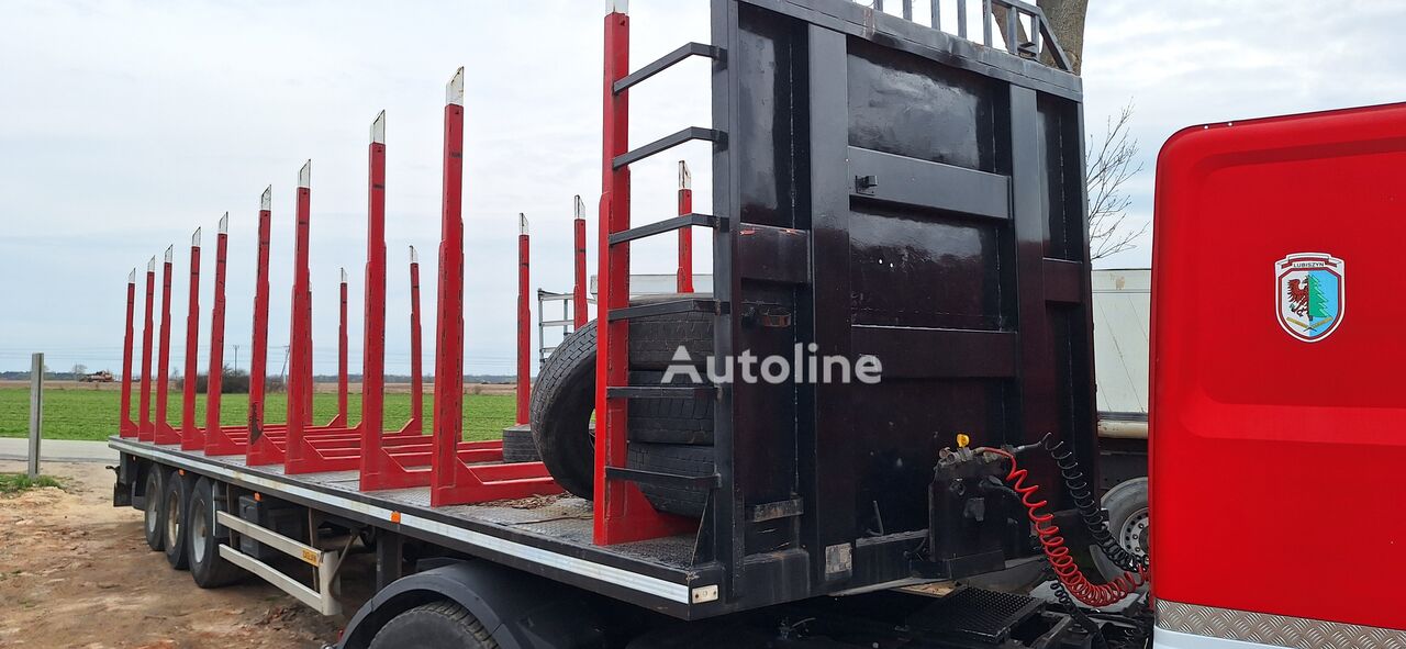 Zasław D651 poluprikolica za prevoz drva