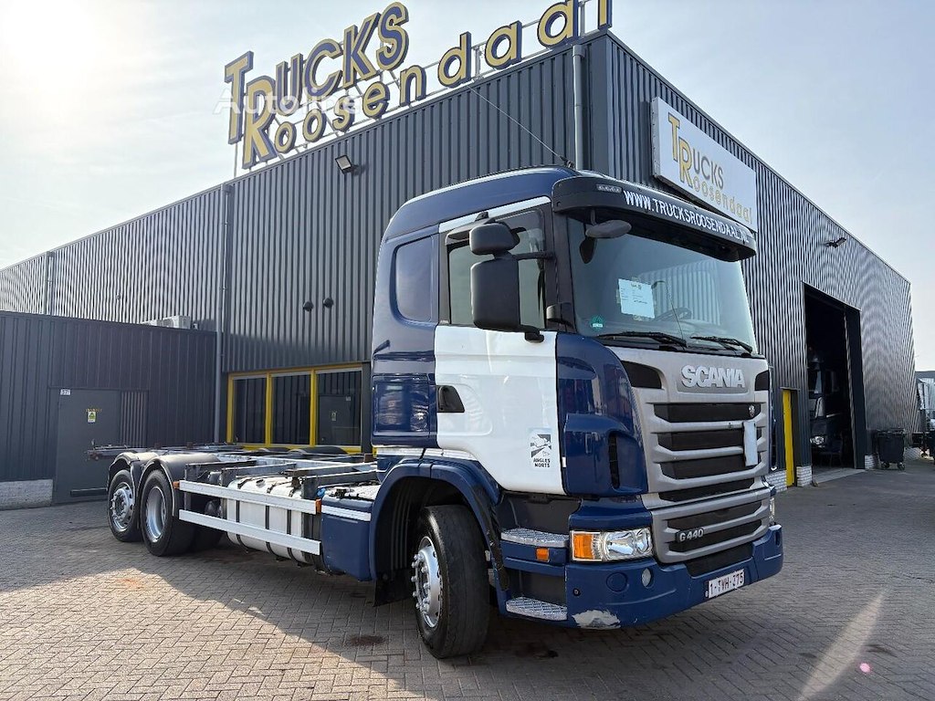 Scania G 440 + 6X2 STEERING + EURO 5 vozilo za prevoz kontejnera