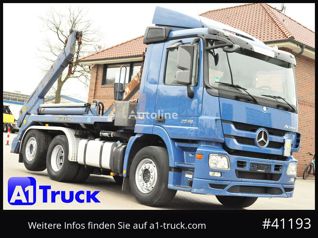 Mercedes-Benz Actros 2548 MP3 Meiller AK 16T Lenkachse, Re0tarder kamion autopodizač kontejnera