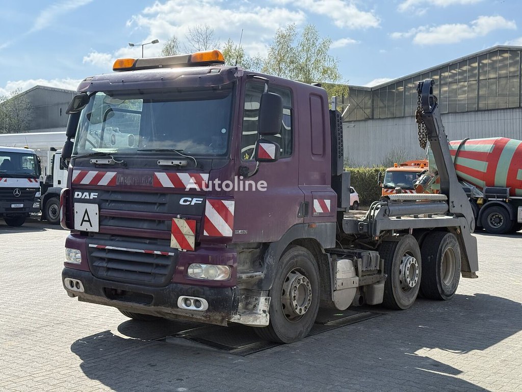 DAF CF 85-460 6x2 EURO5 BRAMOWIEC GERGEN kamion autopodizač kontejnera