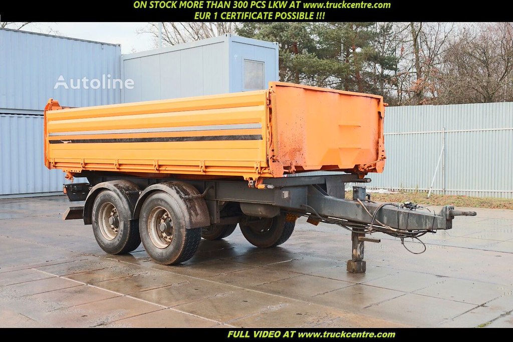 Wielton M802, BPW AXLES, THREE SIDED-TIPPER prikolica kiper