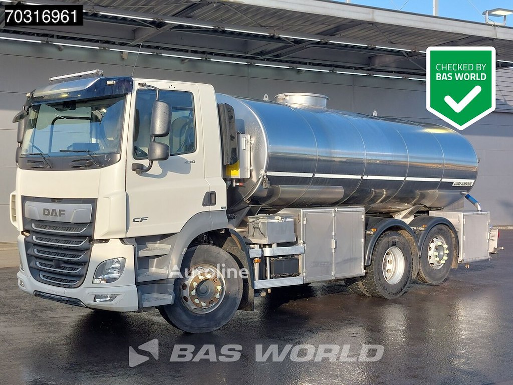 DAF CF 430 6X2 MAGYAR tanker Lift+steering axle automatic ACC Euro 6 autocisterna