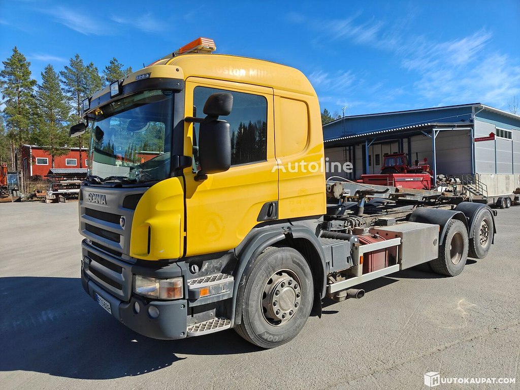 Prodaje se Scania P420, 2007, Virrat 11.7 L, Diesel, 385,000 km, For repair or par kamion sa kukom za podizanje tereta na aukciji
