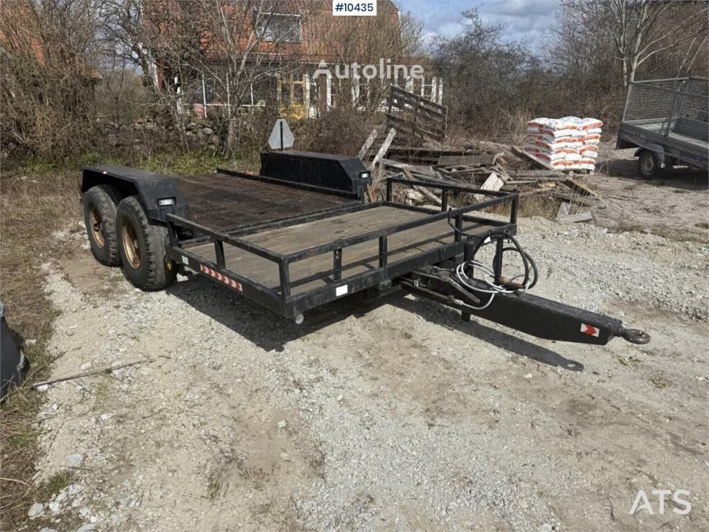 Unknown Maskintrailer Med tipp prikolica sa niskom platformom