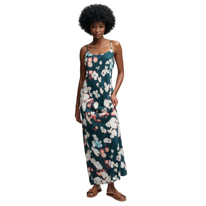 Superdry Printed Maxi Slip haljina