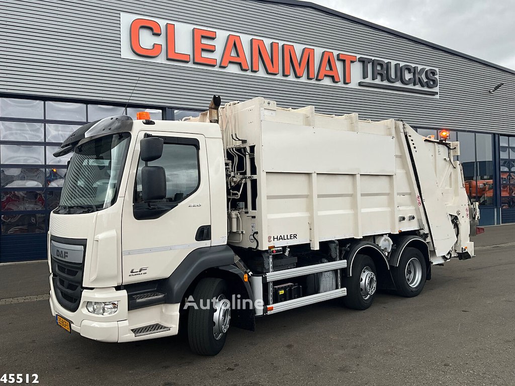 DAF FAG LF 220 Euro 6 Haller 14m³ Just 122.382 km! kamion za smeće