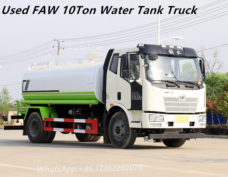 FAW Used 10Ton Water Tank Truck, Low Price CIF All African Main Port cisterna za pranje ulica