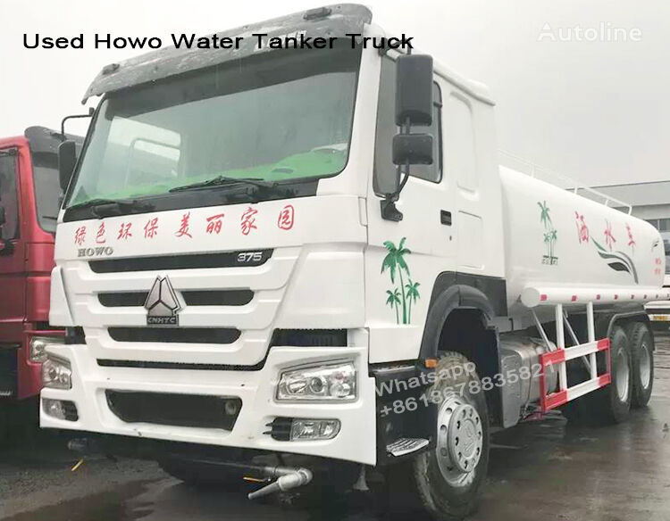 Howo Used Water Tank Truck Water Spray Sprinkler for Sale cisterna za pranje ulica