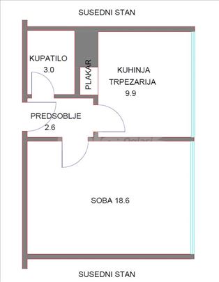 Stan za izdavanje - Karadjordjev Trg, Zemun