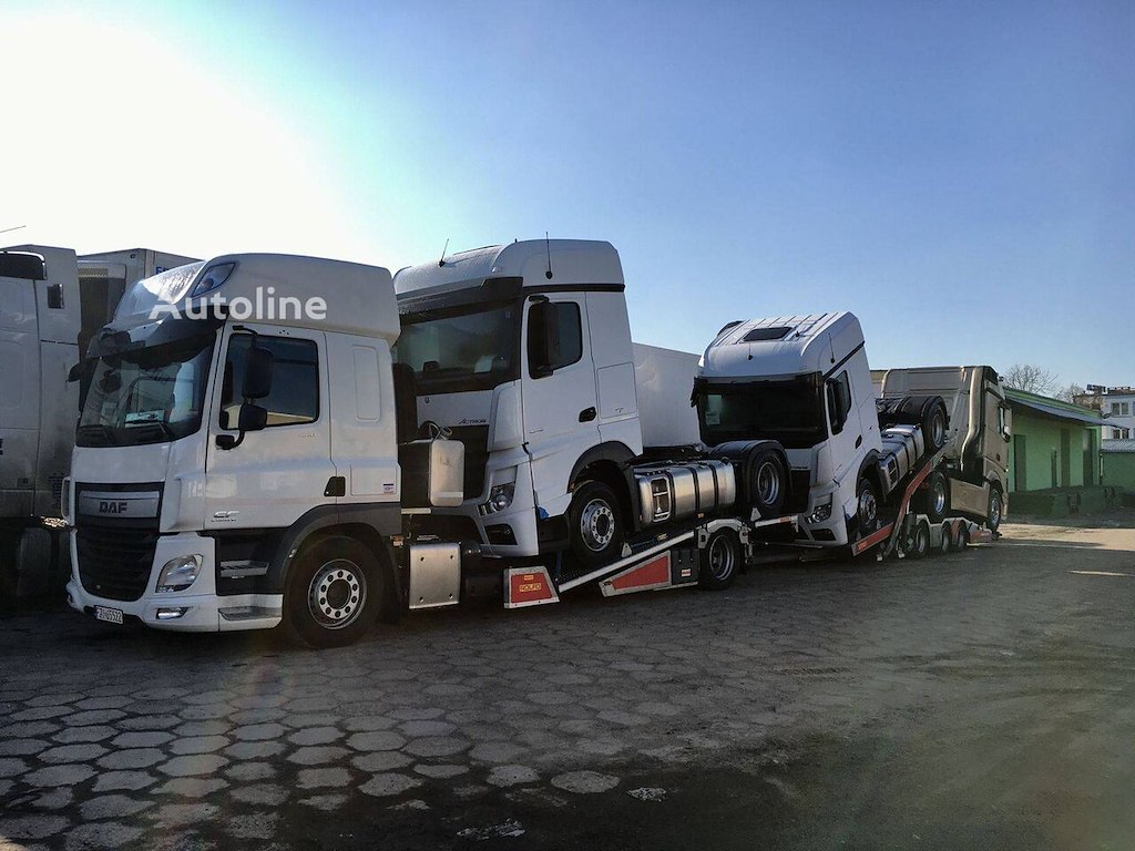 DAF CF 440 FT tegljač + poluprikolica autotransportera