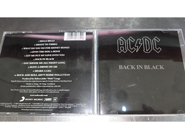 AC/DC - Back in black