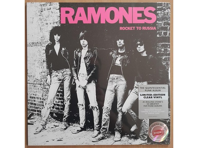 Ramones – Rocket To Russia NOVO US 2022 CLEAR