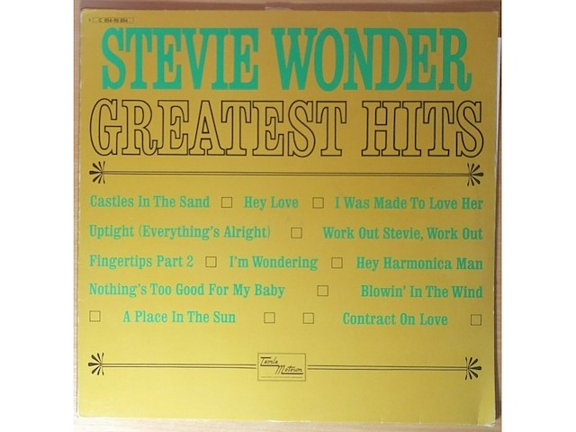 LP STEVIE WONDER - Greatest Hits (1974) Germany, MINT