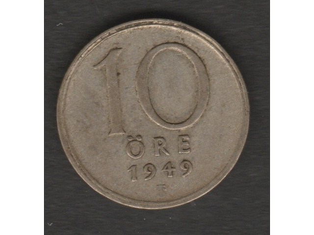 10 Öre - 1949 - Sweden, Švedska
