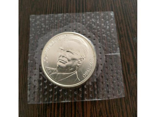 Titov srebrnjak 1000 dinara 1980. u blisteru