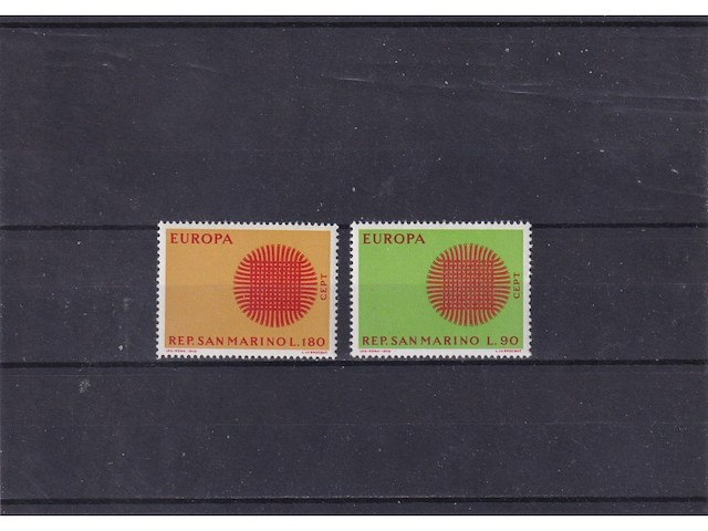 San Marino 1970 EUROPA CEPT