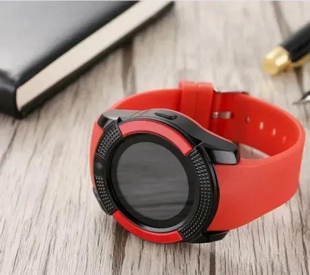 SMART SAT V8 CRVENO-CRNI NOV PAMETNI SAT SMART WATCH AKCIJA | Cene