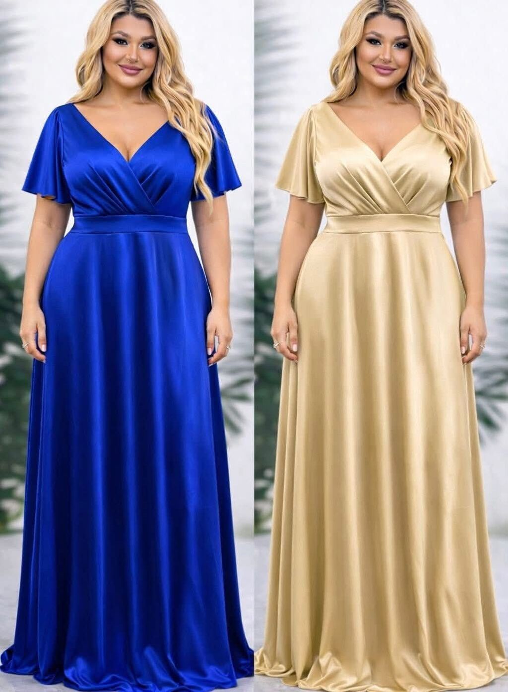 04. Haljina za punije 2XL 3XL 4XL Cena : 3.600 dinara A