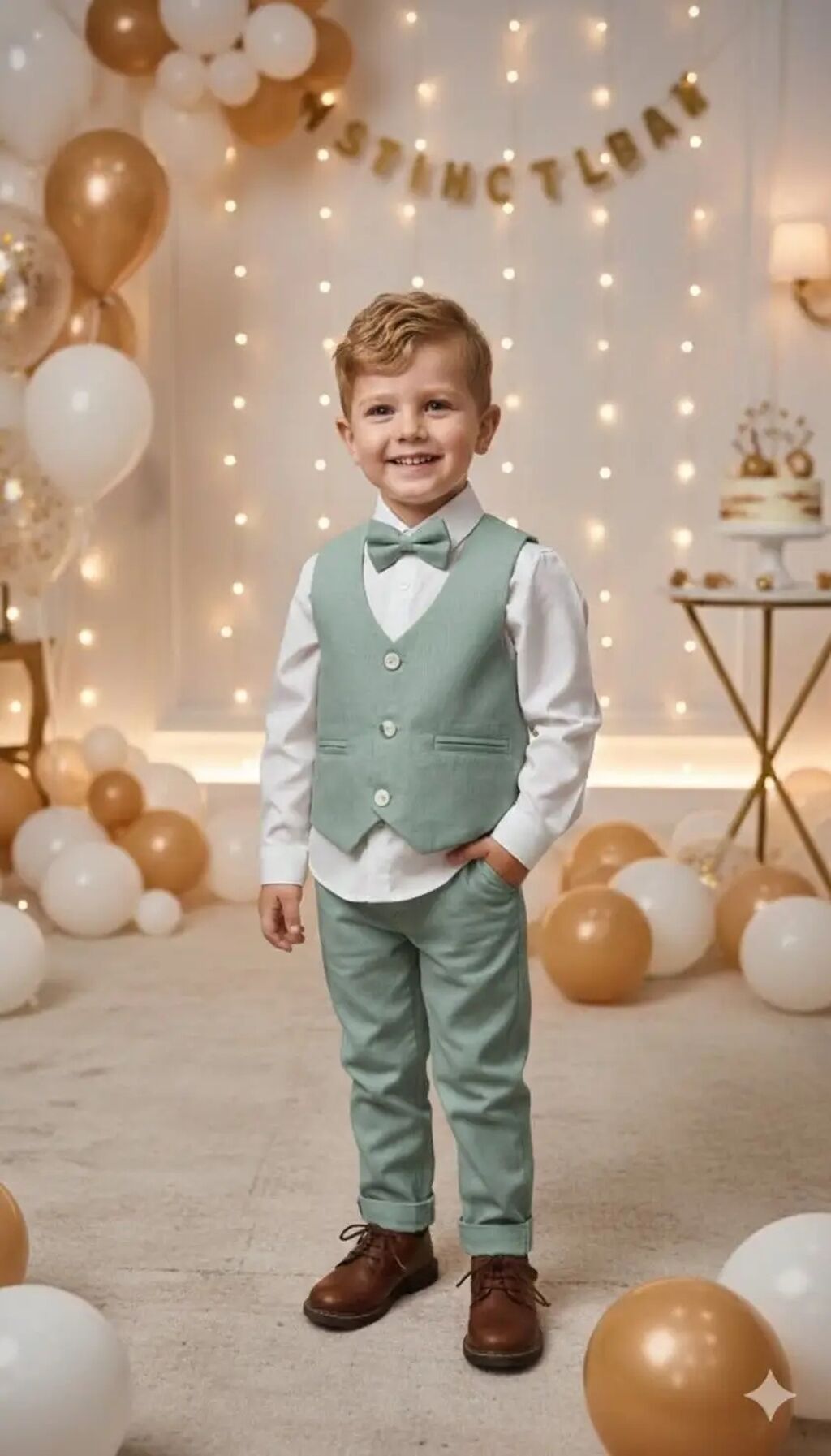 Dečiji svečani set – 4 dela (Eibey Kids) - Elegantni komplet za