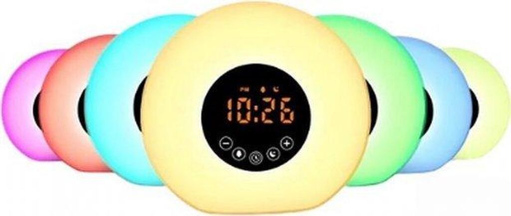 WAKE-UP LIGHT NOVO LAMPA, BUDILNIK I SAT 3U1 IZLAZAK SUNCA | Cene