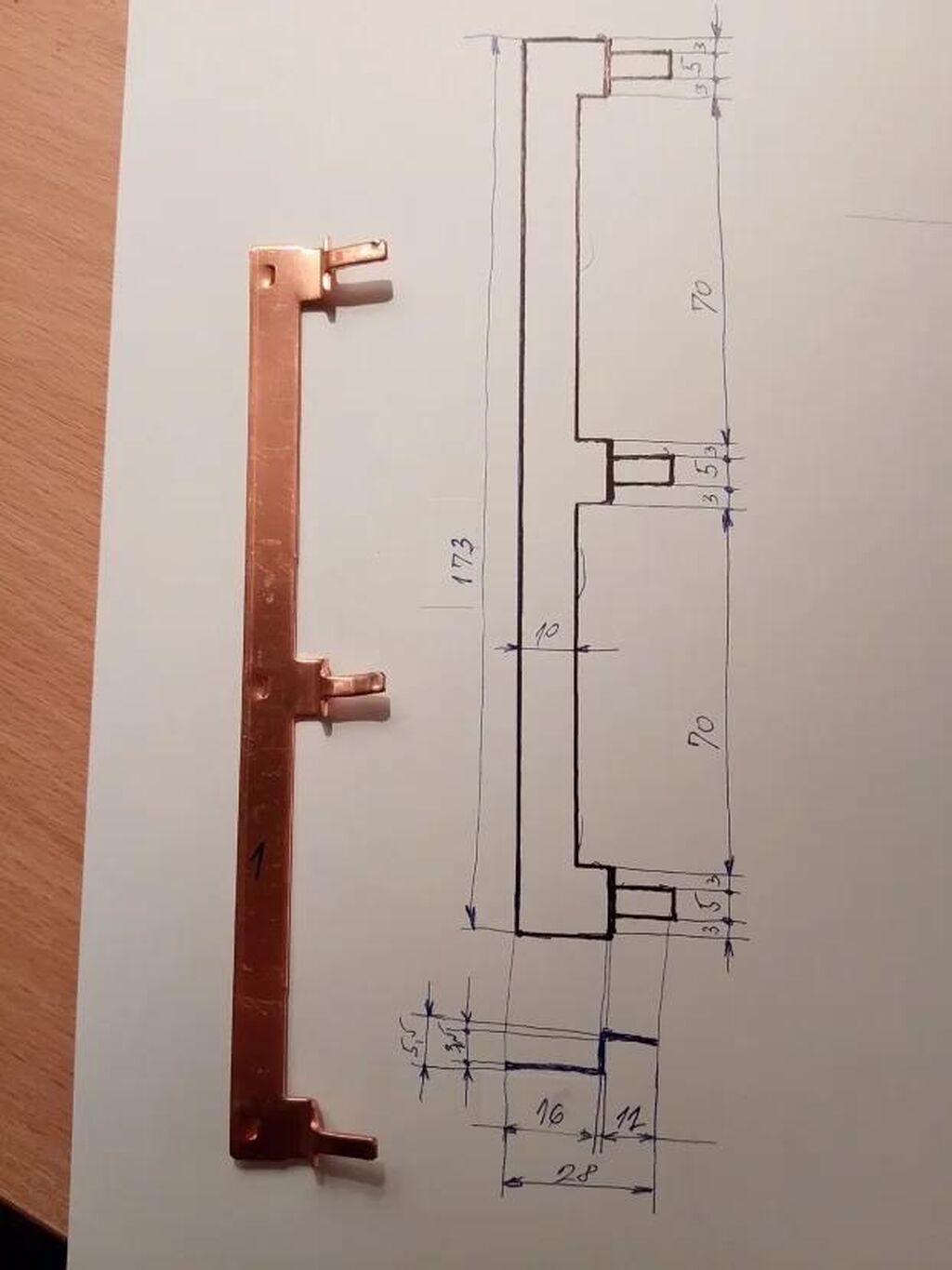 MOST L1 ZA ČEŠALJ SIEMENS 5ST3 713 | Most L1 za češalj 5ST3 713