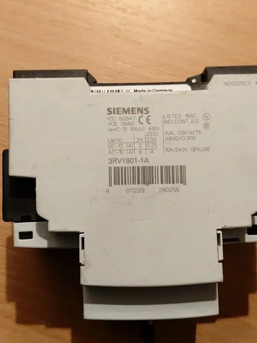 SIEMENS SIRIUS SKLOPKA 3RV1021-1AA10 1,1-1,6A | SIEMENS SIRIUS