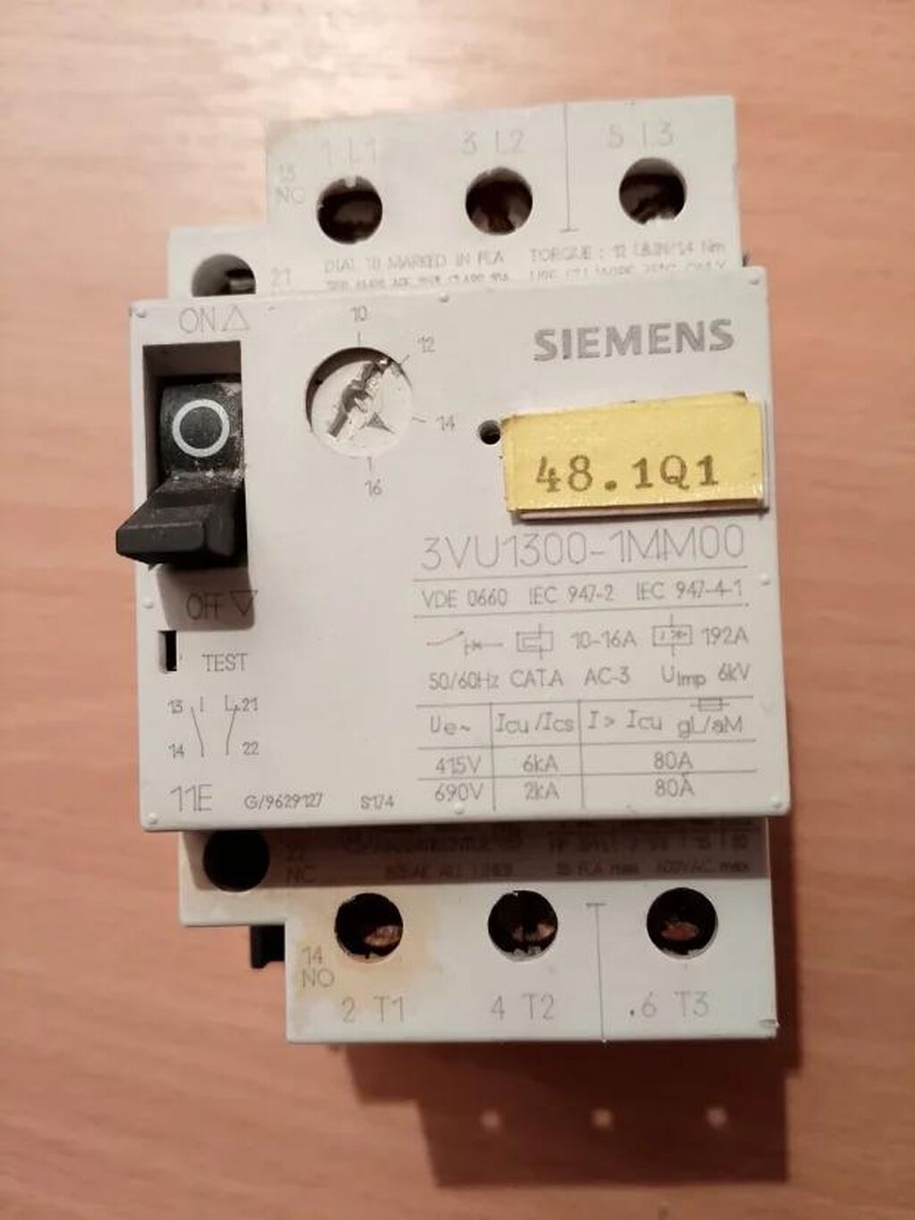 SIEMENS MOTORSKA ZAŠTITNA SKLOPKA 3VU133-1MM00 | SIEMENS motorska