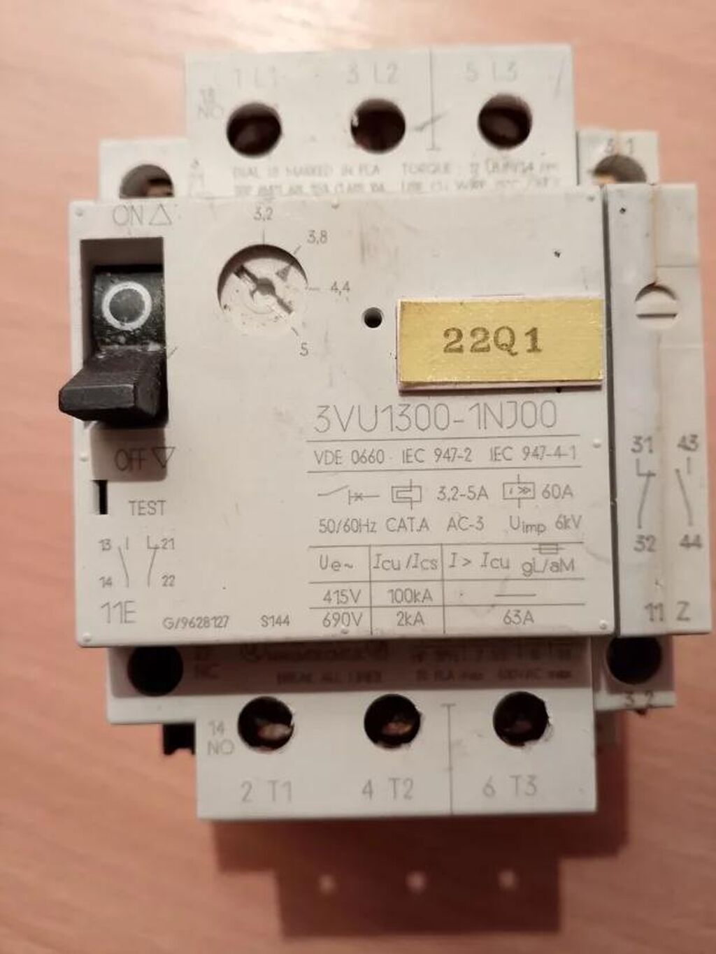 SIEMENSMOTORSKA ZAŠTITNA SKLOPKA 3VU 1300-1NJ00 | SIEMENS motorska