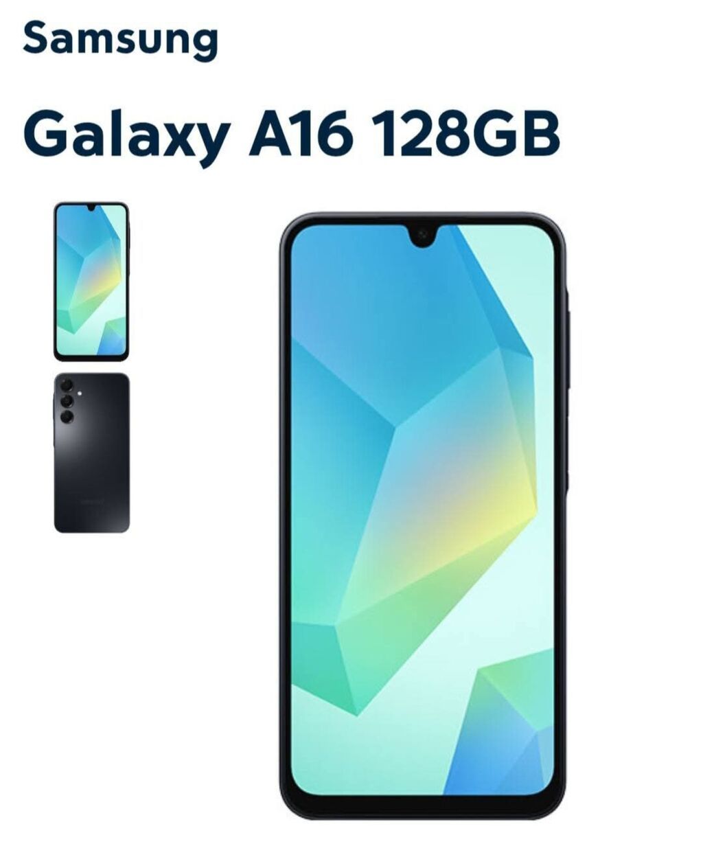 Samsung Galaxy A16 128GB pametni telefon. Ovaj model ima elegantan