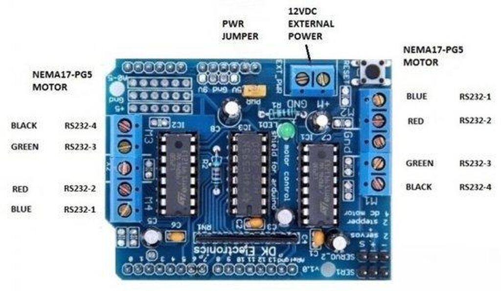 ARDUINO MOTOR KONTROLER SHIELD L293D | Ovaj kontroler je namenjen za