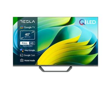 TESLA SMART QLED TV 40 Tesla Q40E665GFS 3840x2160/4K/DVB-T2/Bluetooth/WiFi/Frameless/GoogleTV