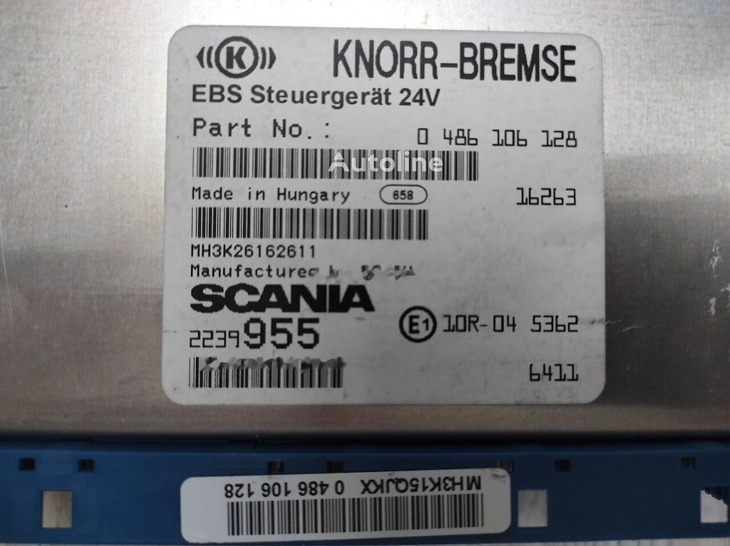 Knorr-Bremse 1752449 upravljačka jedinica za Scania kamiona