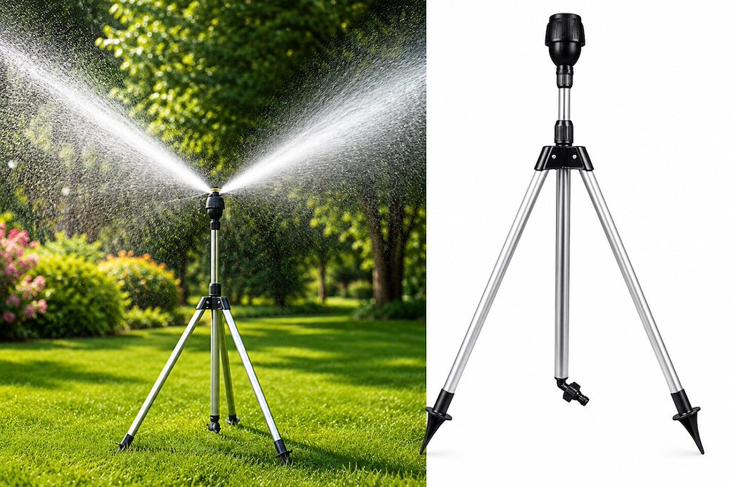 AquaAxis rotacioni raspršivač na postolju, 360°, radijus 6-12 metara    Zalivanje
