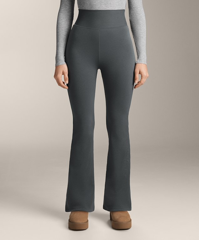 Pantalone flare Super High Rise Seamless Extra Warm Rib