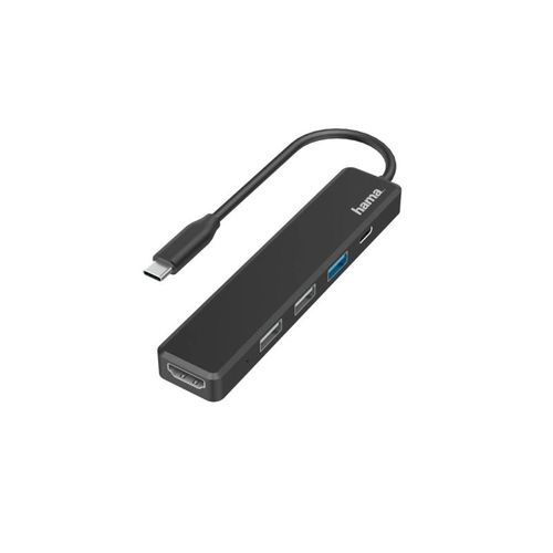 Hama USB-C hub, 5 portova, 3 x USB-A, USB-C, HDMI