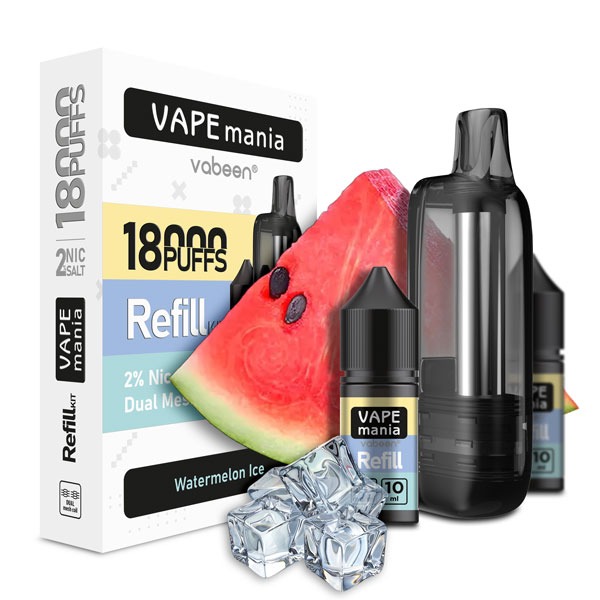 VAPE MANIA 18000 PUFFS Refill – Watermelon Ice 20mg