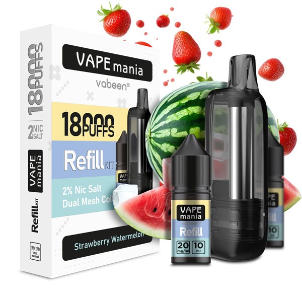 VAPE MANIA 18000 PUFFS Refill – Strawberry Watermelon 20mg