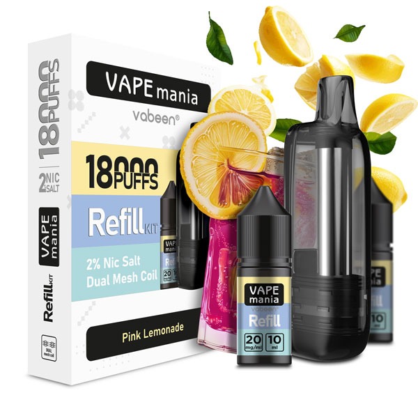 VAPE MANIA 18000 PUFFS Refill – Pink Lemonade 20mg