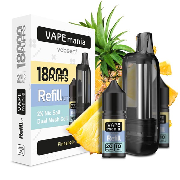 VAPE MANIA 18000 PUFFS Refill – Pineapple 20mg