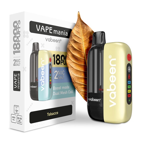 VAPE MANIA 18000 PUFFS Tobacco 20mg