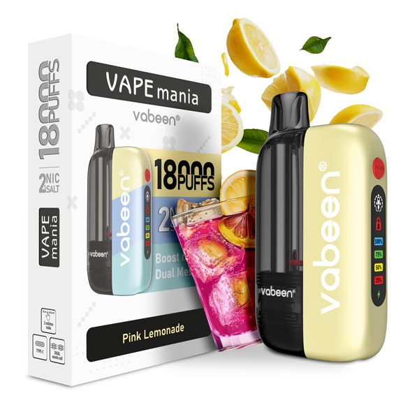 VAPE MANIA 18000 PUFFS Pink Lemonade 20mg