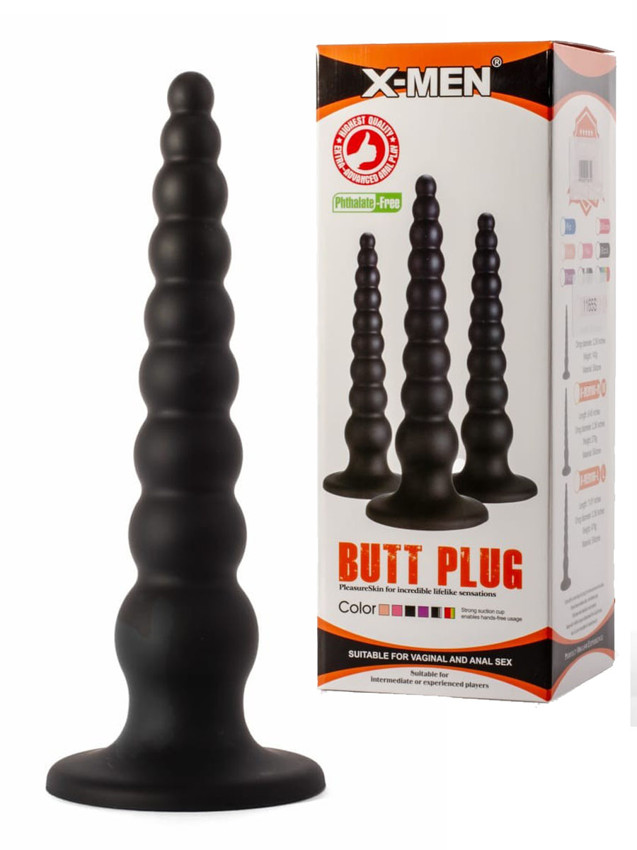 Butt Plug sa 9 kuglica XXL