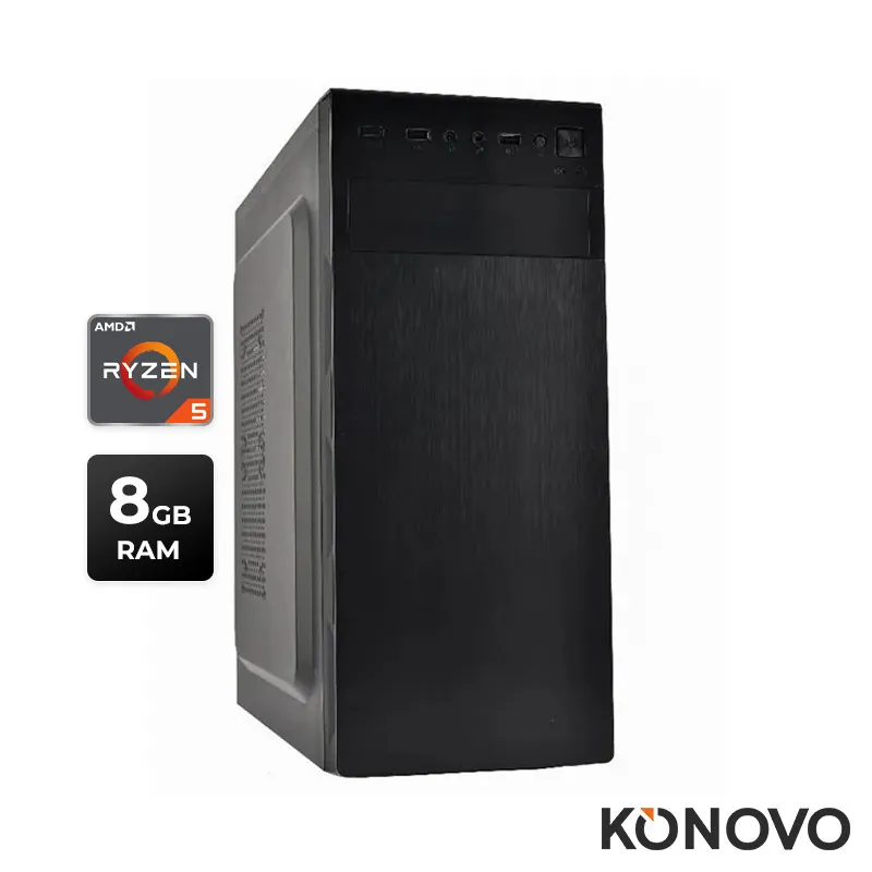 Računar KONOVO Office Ryzen 5 3400G 8GB RAM 512GB SSD 500W NoOS