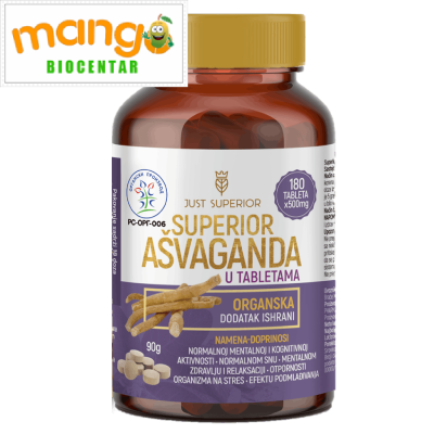 Asvaganda u tabletama 90g – organski proizvod