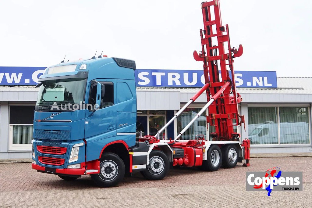 Volvo FH 460 Hooklift 8x2 Haakarm. 3x Steering axle kamion sa kukom za podizanje tereta