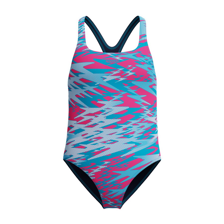 Speedo Hyper Boom Printed Medalist Pink