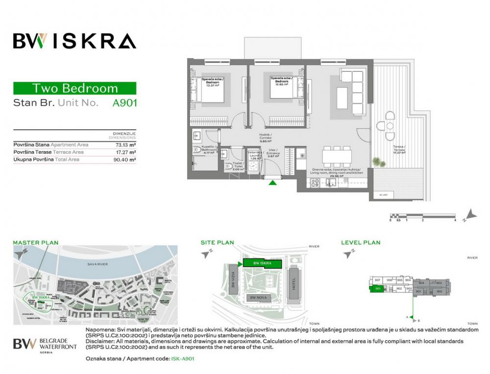 BW Iskra, dvostrano orijentisan, druga linija od reke ID#4523
341.888 €