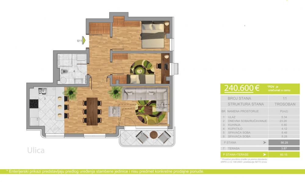 3.0 Novogradnja-odlična lokacija ID#1083
240.600 €