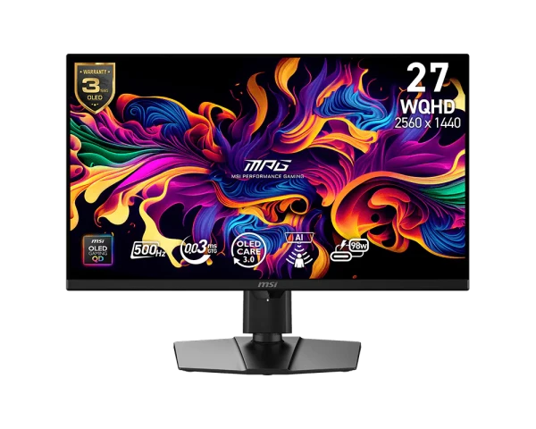 MSI 27'' MPG 271QR QD-OLED X50 2560 x 1440 500Hz monitor